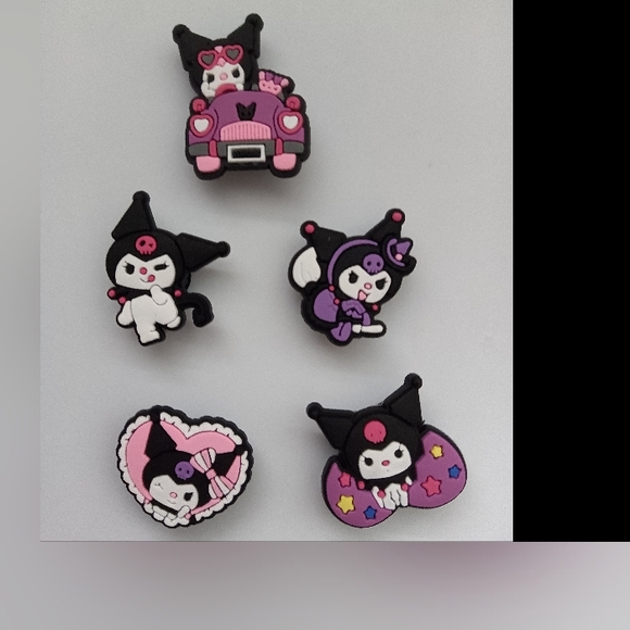 Sanrio | Accessories | 425 5pk Sanrios Kuromi Croc Charms | Poshmark